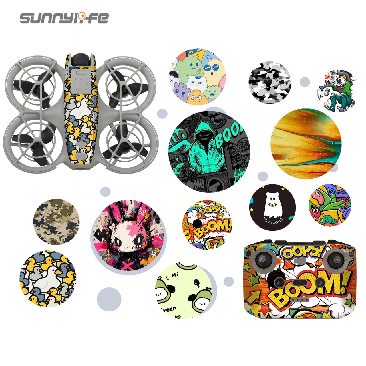 Sunnylife DJI Neo Sticker 機身貼紙 - Trippro Trading Co.