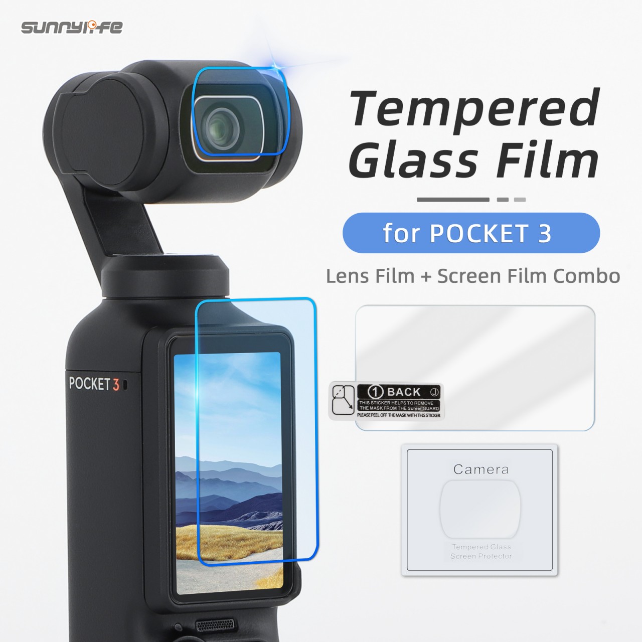 DJI Osmo Pocket 3 Screen Protector 高清螢幕保護貼 - Trippro Trading Co.